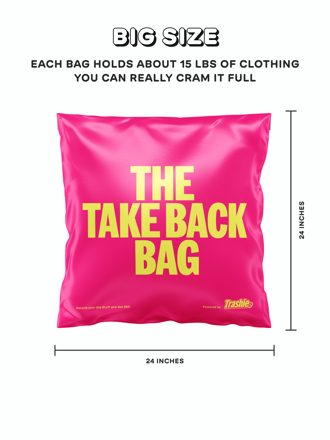 Trashie | Double Rainbow Deal 6-Pack | Take Back Bag