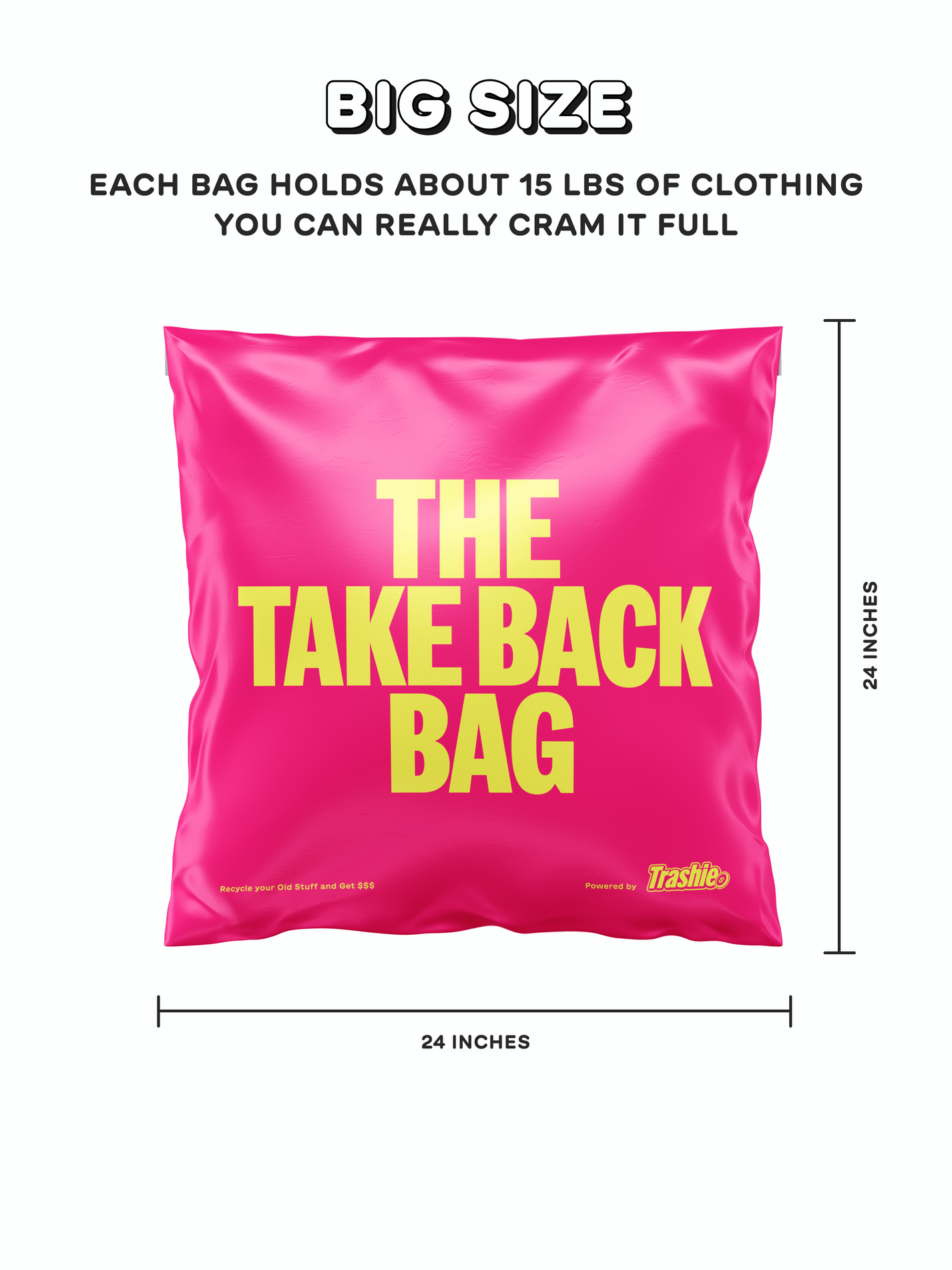 Trashie | Double Rainbow Deal 6-Pack | Take Back Bag