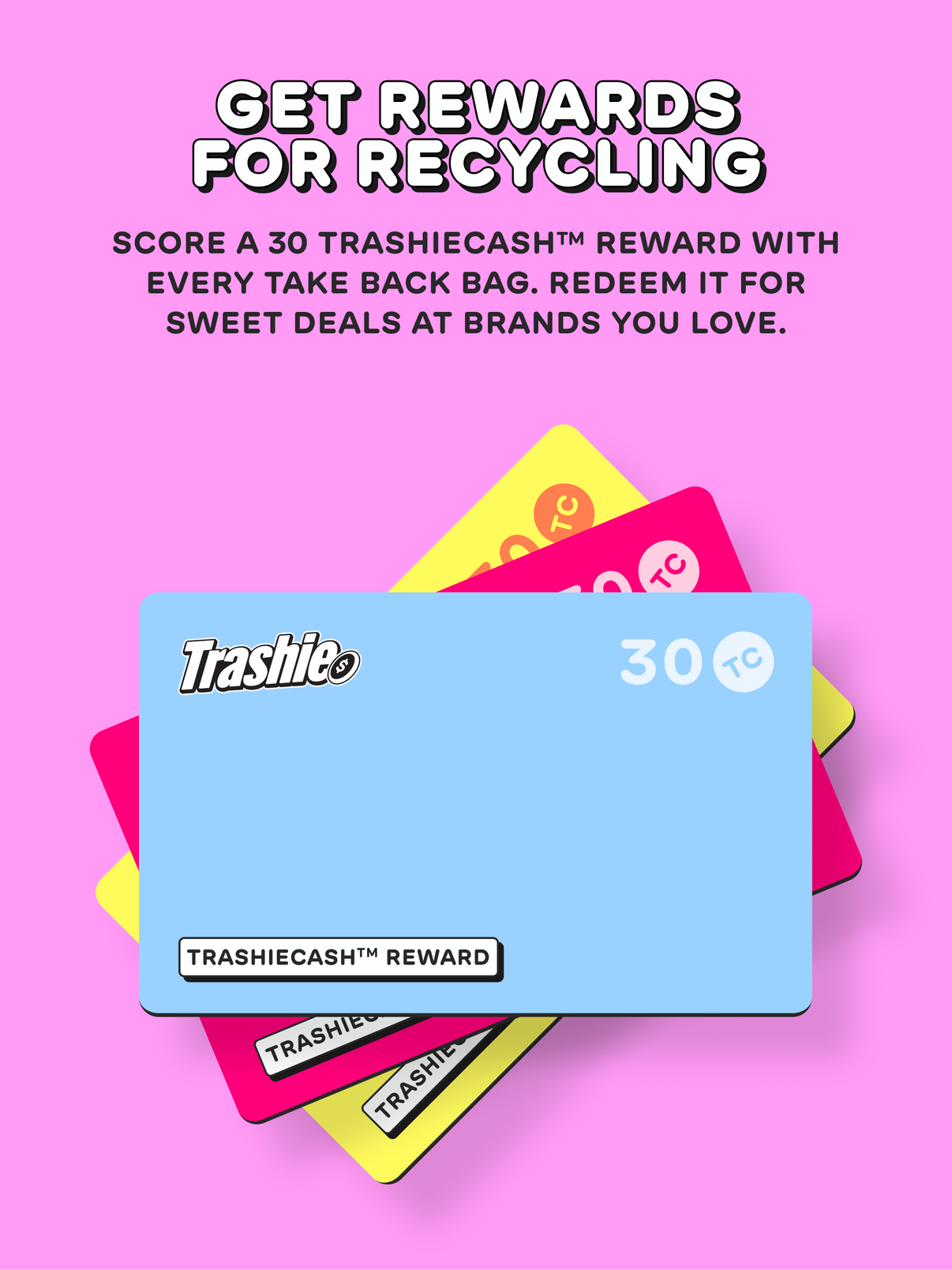 Trashie | Rainbow 3-Pack | Take Back Bag