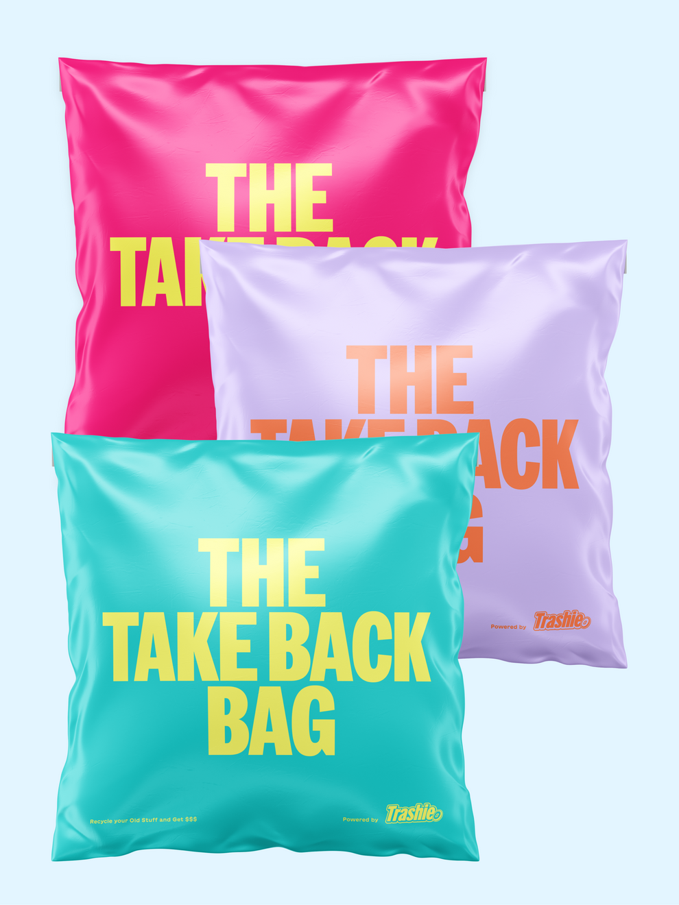 Trashie | Rainbow 3-Pack | Take Back Bag